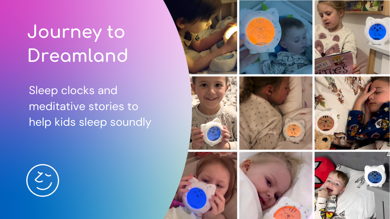 Sleep Trainer Clock & Bedtime Stories Podcast for Kids | Zeepy